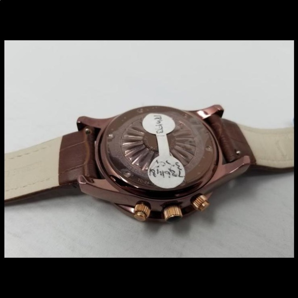 Johnny Dang Signature Dial Brown Toned Watch - Gem